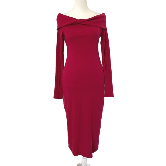 Universal Thread | Dresses | Universal Thread Off Shoulder Long Sleeve ...